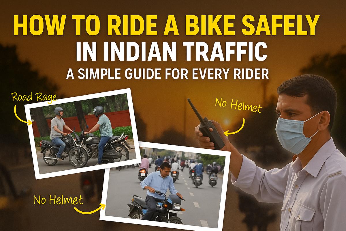 How to Ride a Bike Safely in Indian Traffic? | Biker's Safety for Ever– RAW