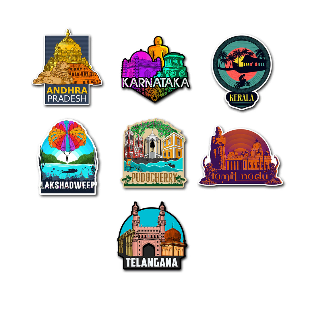 South India Sticker Combo | Exploring India– RAW