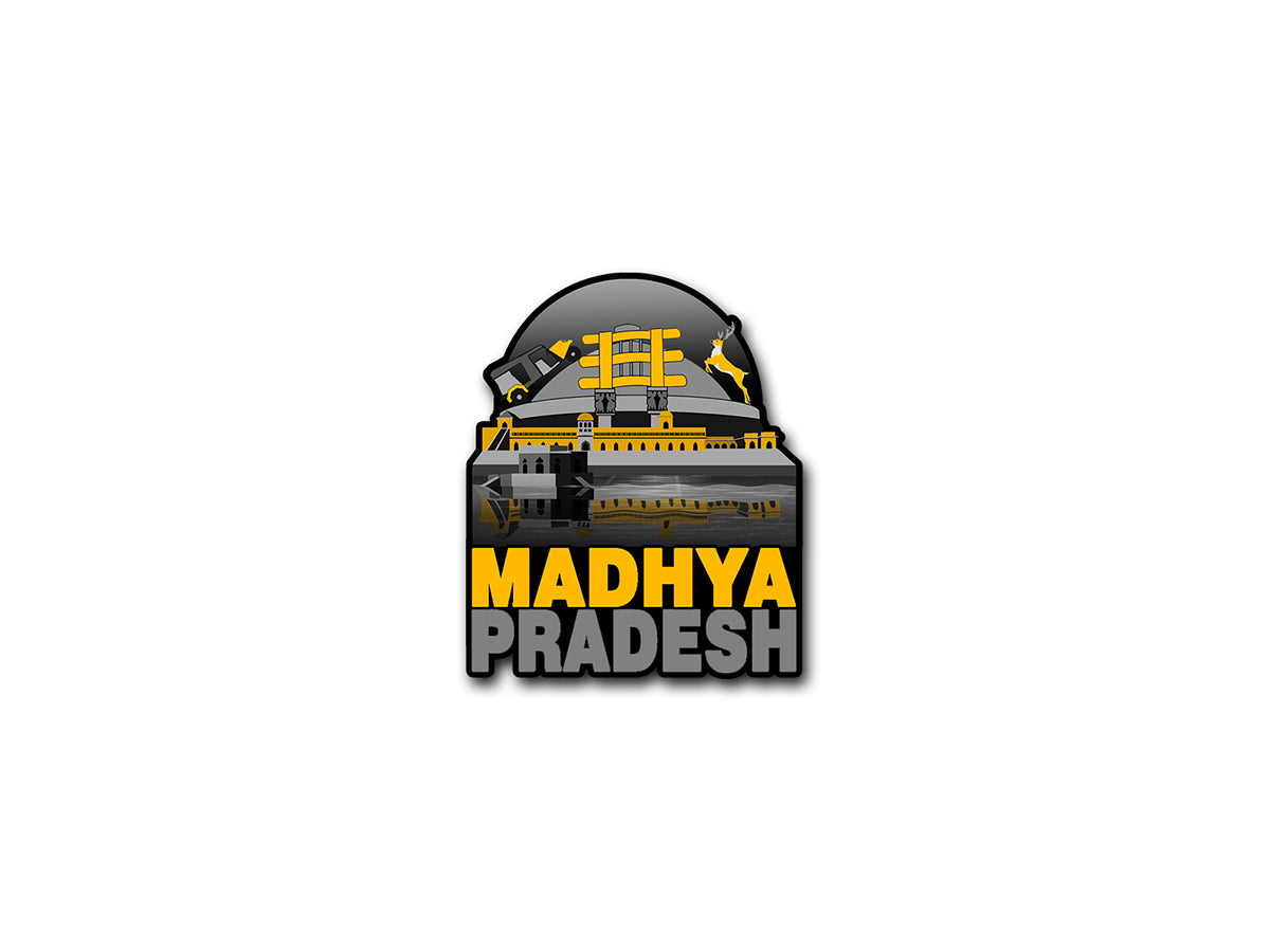 Madhya Pradesh Sticker | Exploring India– RAW