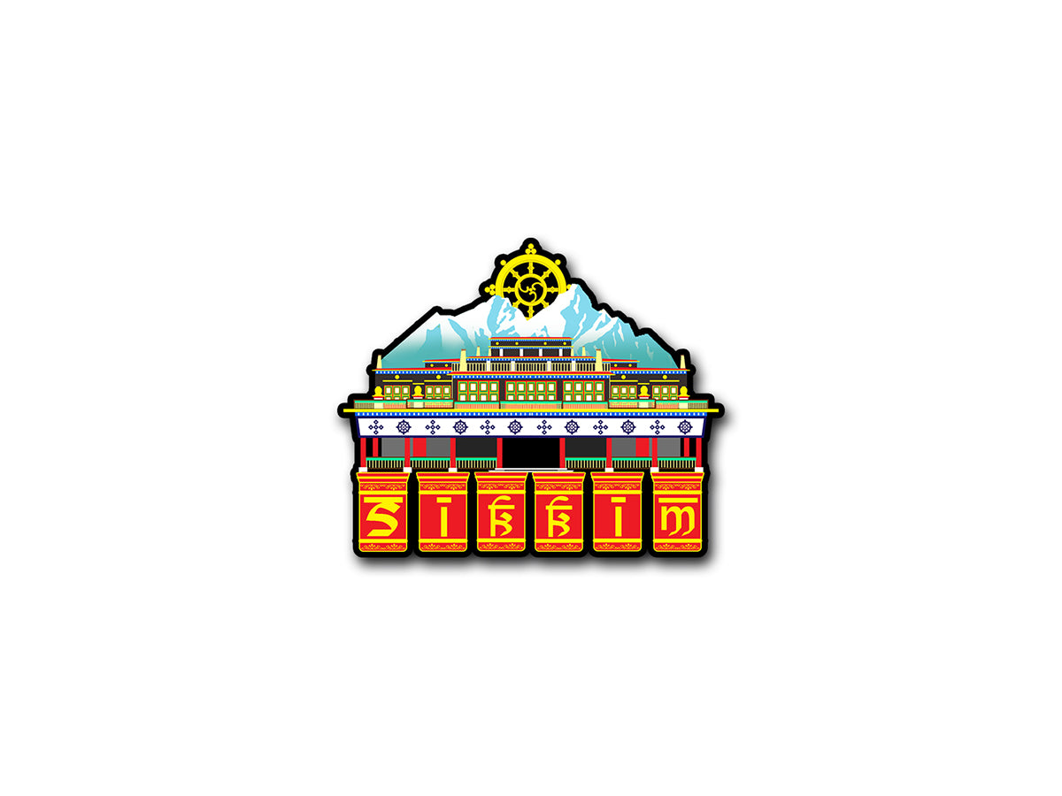 Sikkim Sticker | Exploring India– RAW