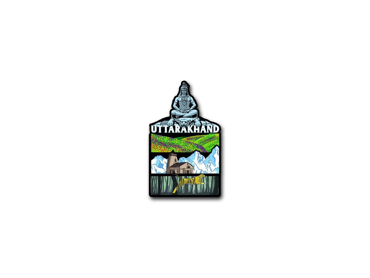 Uttarakhand Sticker | Exploring India– RAW